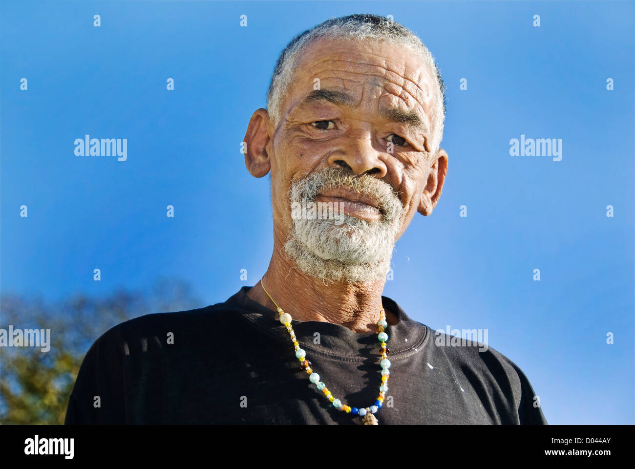 Old African black man with characterful face Stock Photo - Alamy