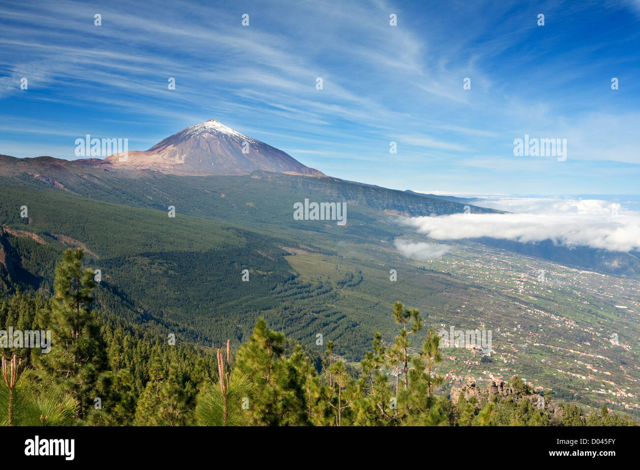 Nice photo of Teide spanish inactive volcano Stock Photo - Alamy