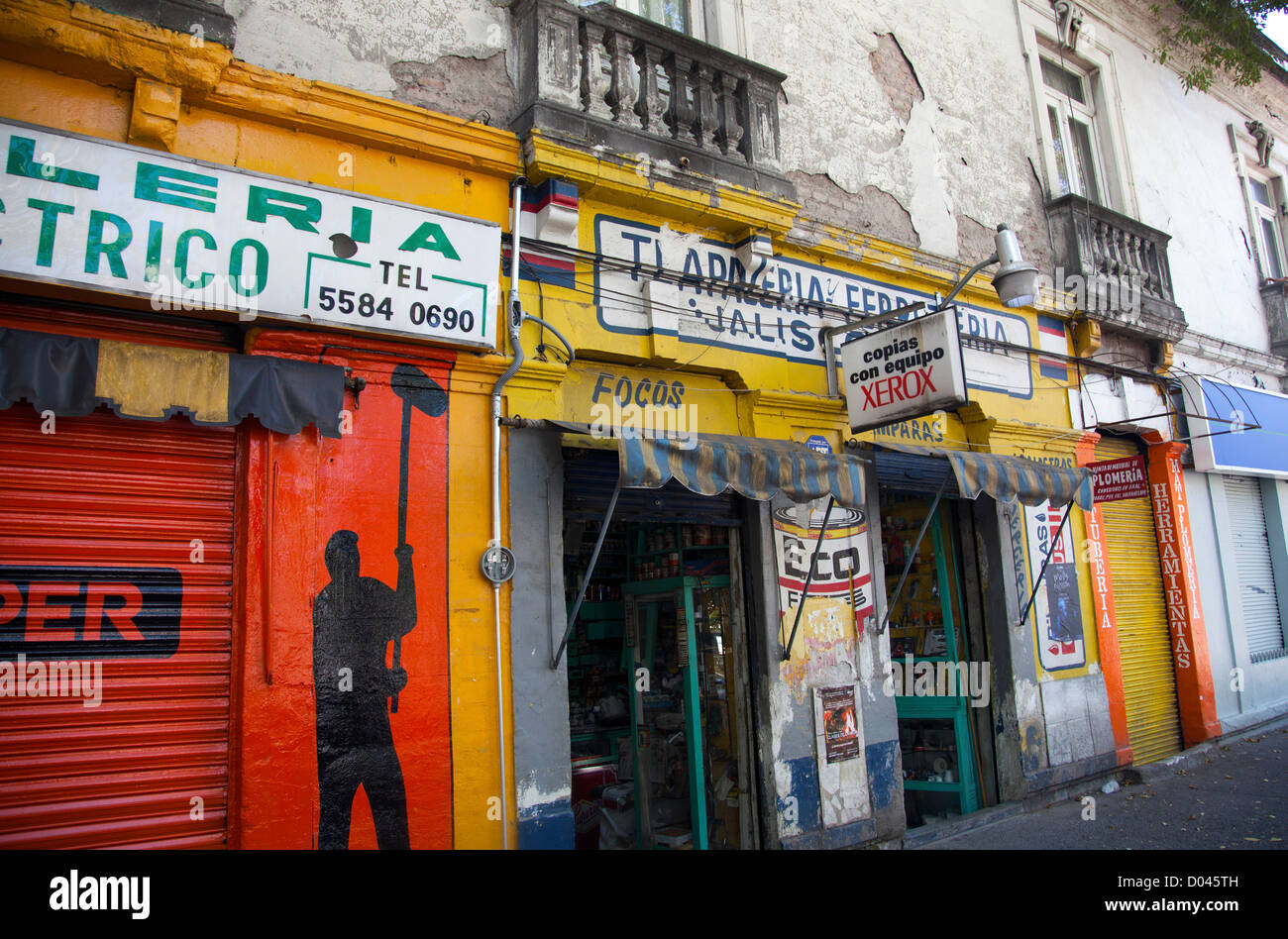 Old Shops, Hardware shop in Roma Norte in Mexico City DF Stock Photo ...