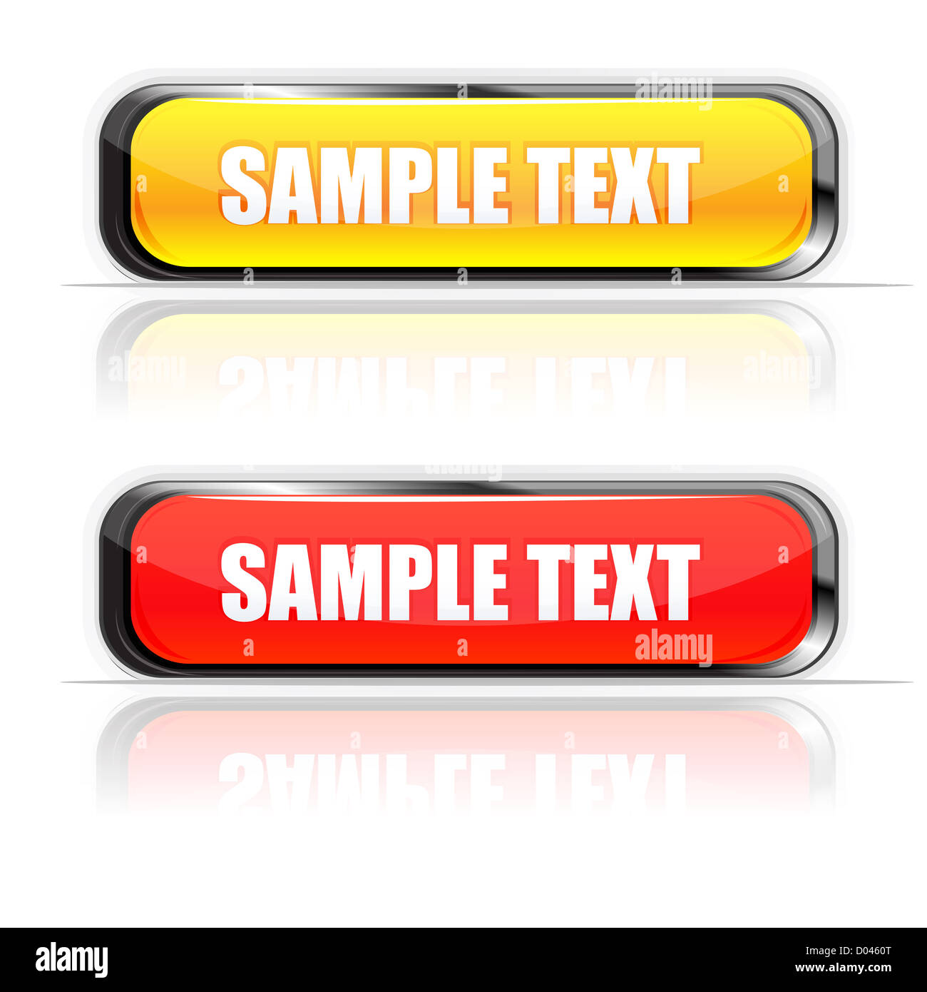 illustration of abstract sample card on white background Stock Photo ...