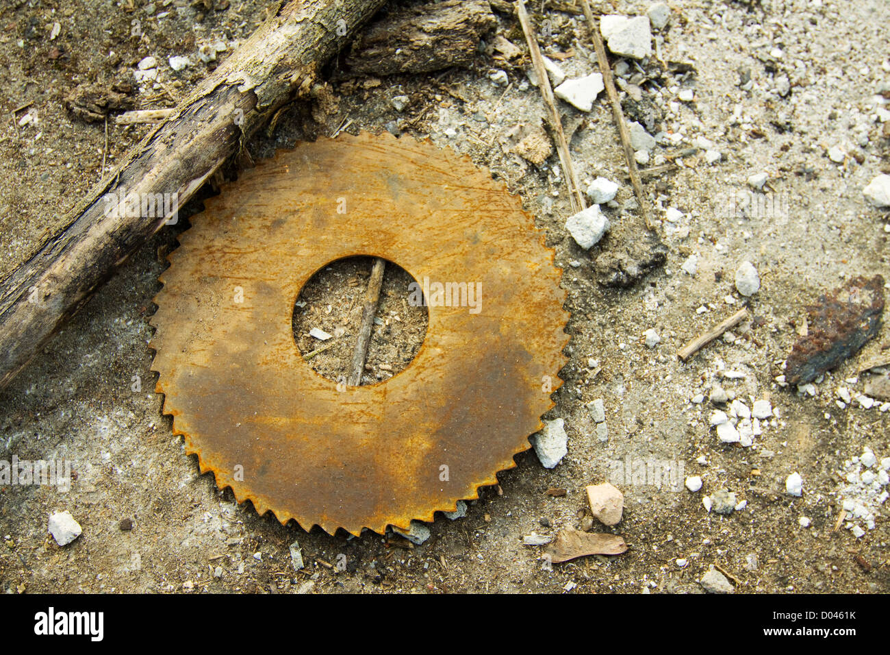 Old saw blade with rust Stock Photo - Alamy