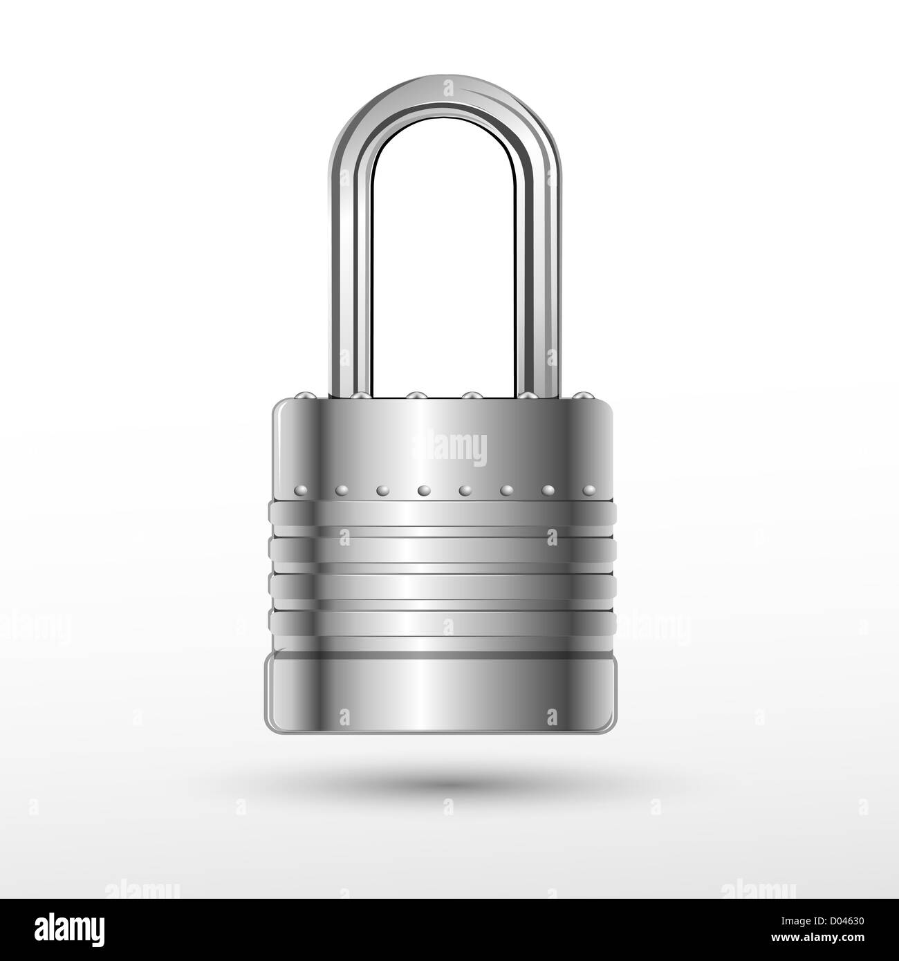 Lock on white Black and White Stock Photos & Images - Alamy