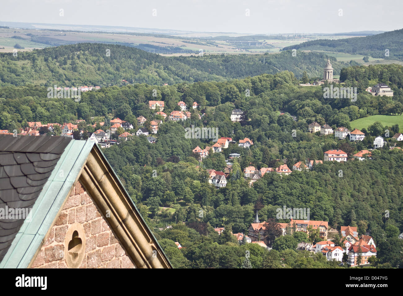 View from the Wartburg direction fraternity monument Stock Photo - Alamy