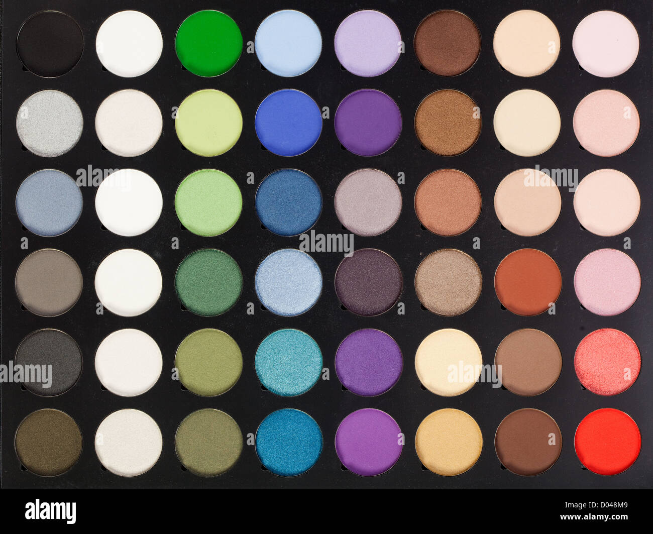 Professional makeup eyeshadow palette closeup Stock Photo - Alamy