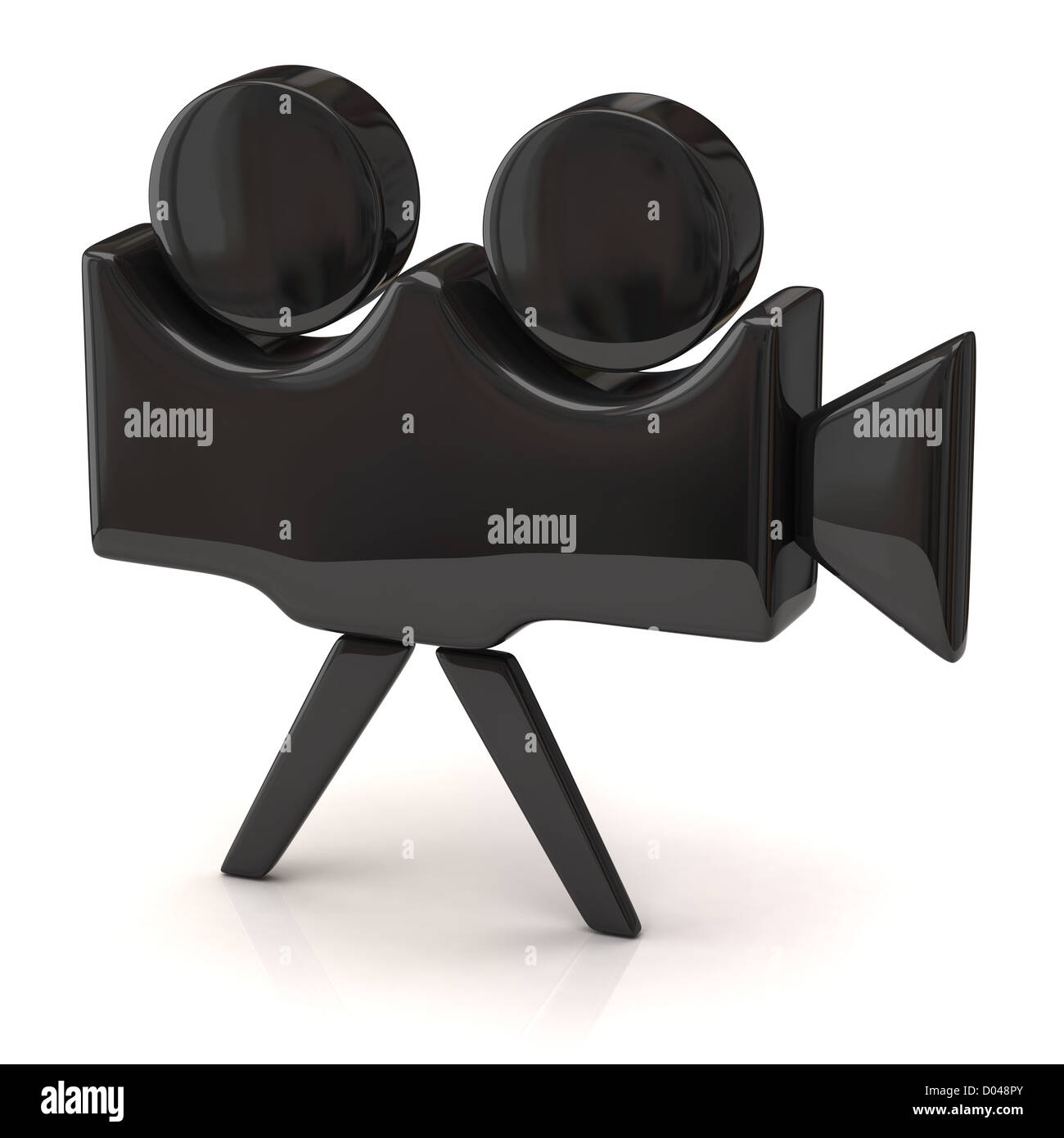 Camera icon - 3d image Stock Photo - Alamy