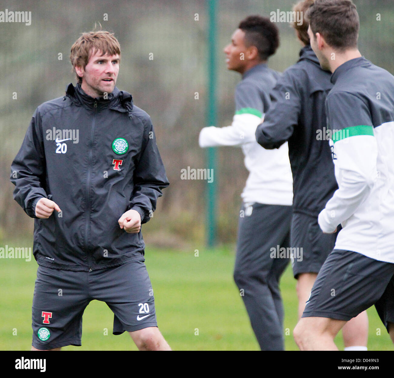 16.11.2012 Lennoxtown, Scotland. Paddy McCourt during the Celtic ...