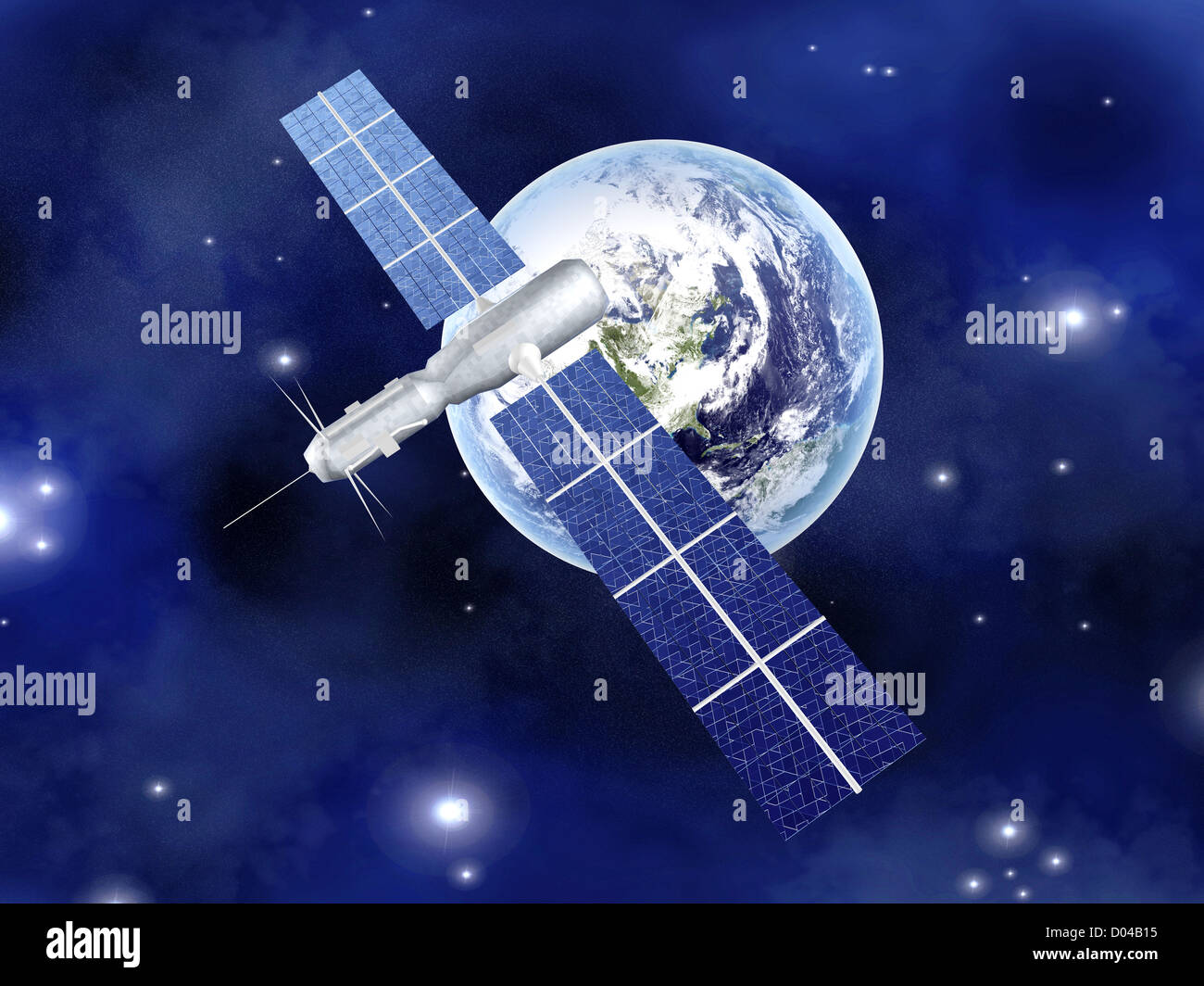 Satellite orbiting earth hi-res stock photography and images - Alamy