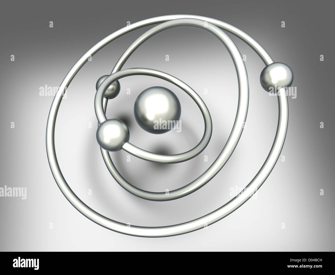 An atomic Model Stock Photo - Alamy
