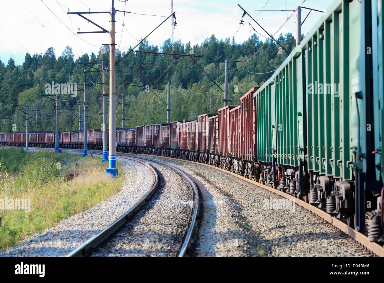 Cargo train carriage hi-res stock photography and images - Alamy