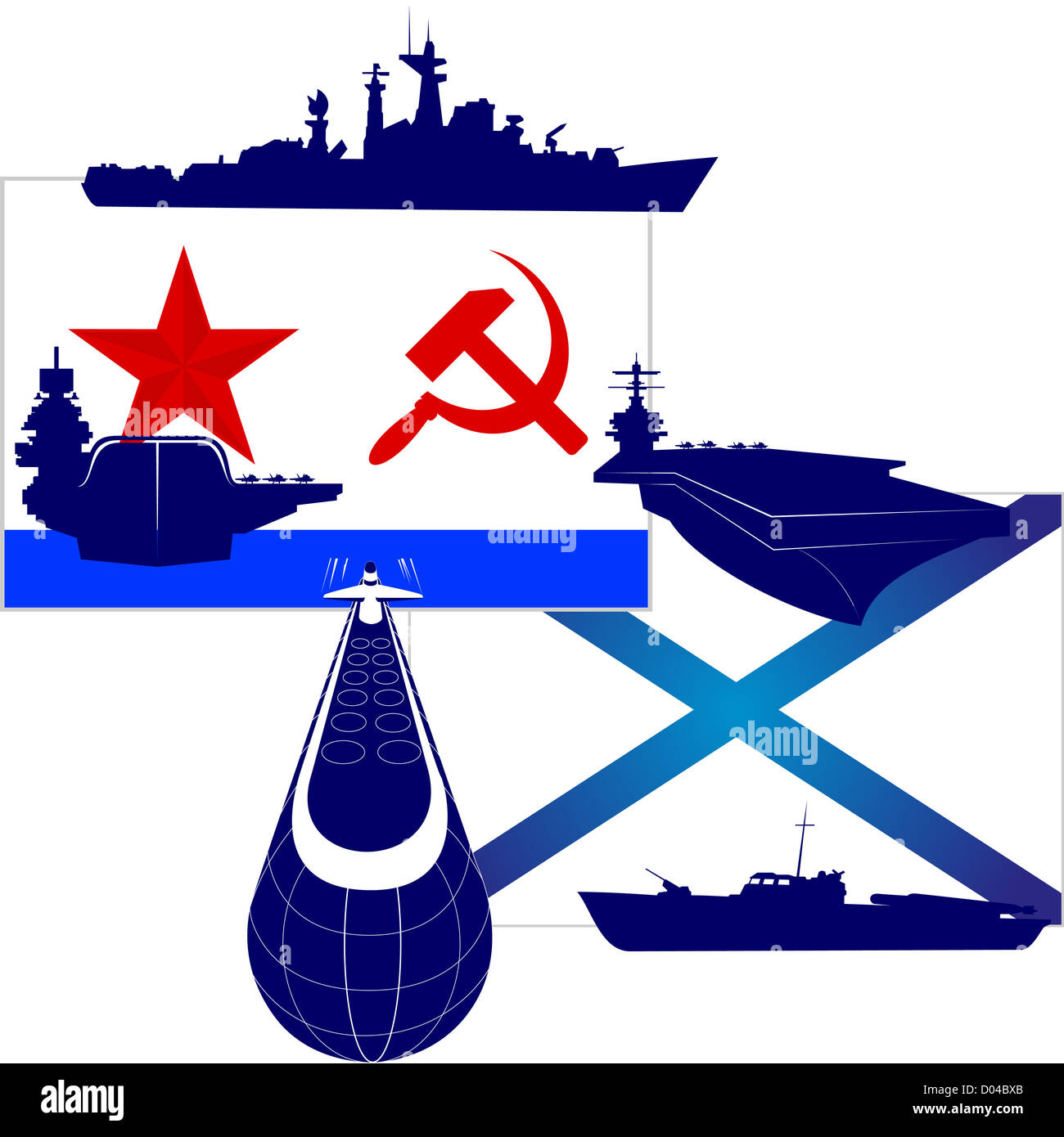 Ussr navy flag hi-res stock photography and images - Alamy