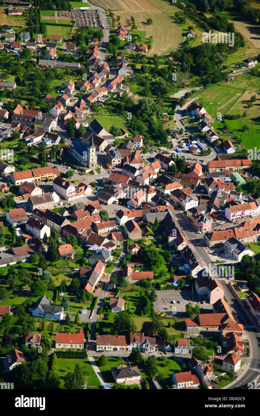 French village of Rohrbach les Bitche, Moselle, Lorraine, France Stock ...