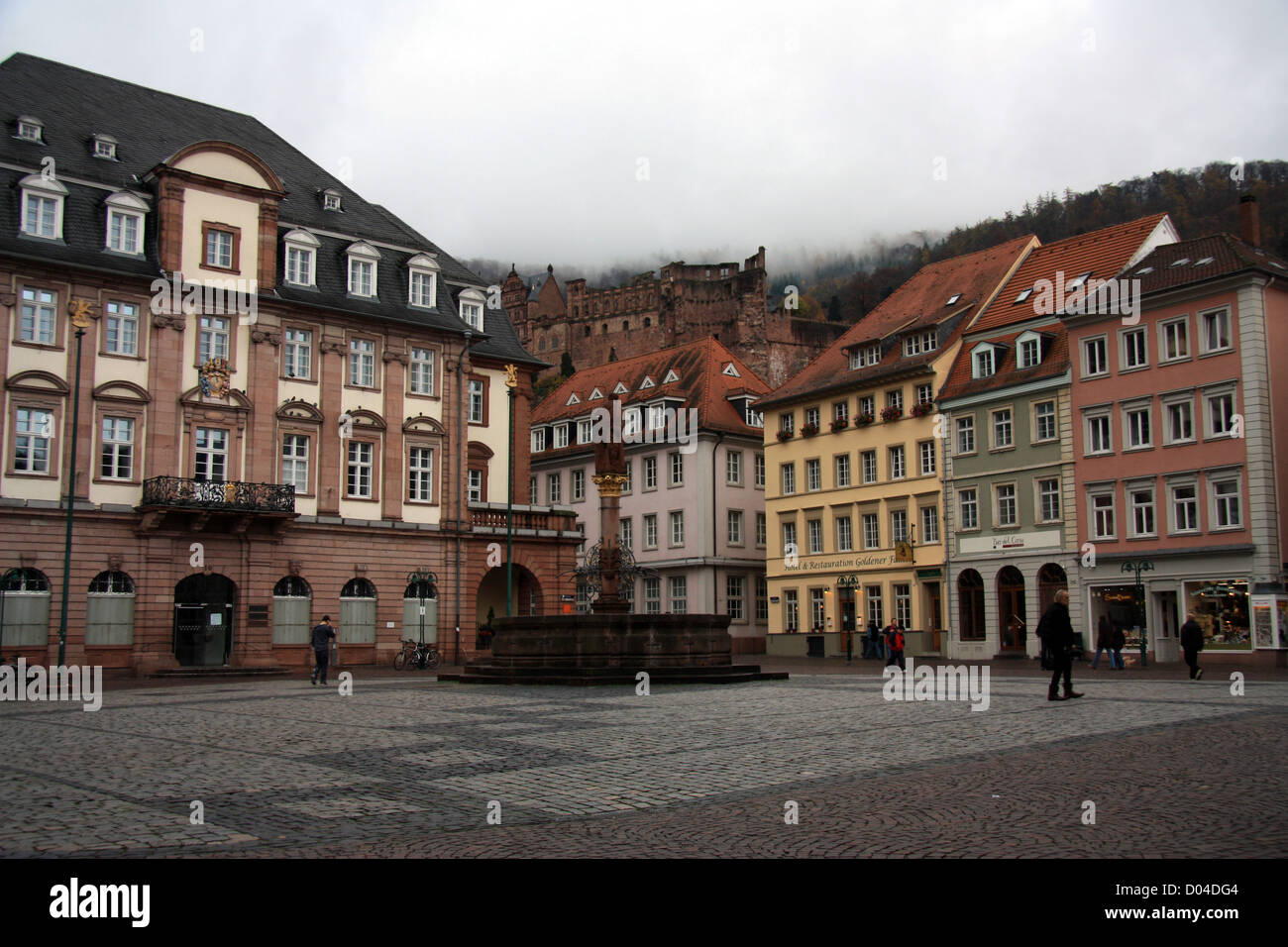 Heidelberg old town in Germany Stock Photo - Alamy