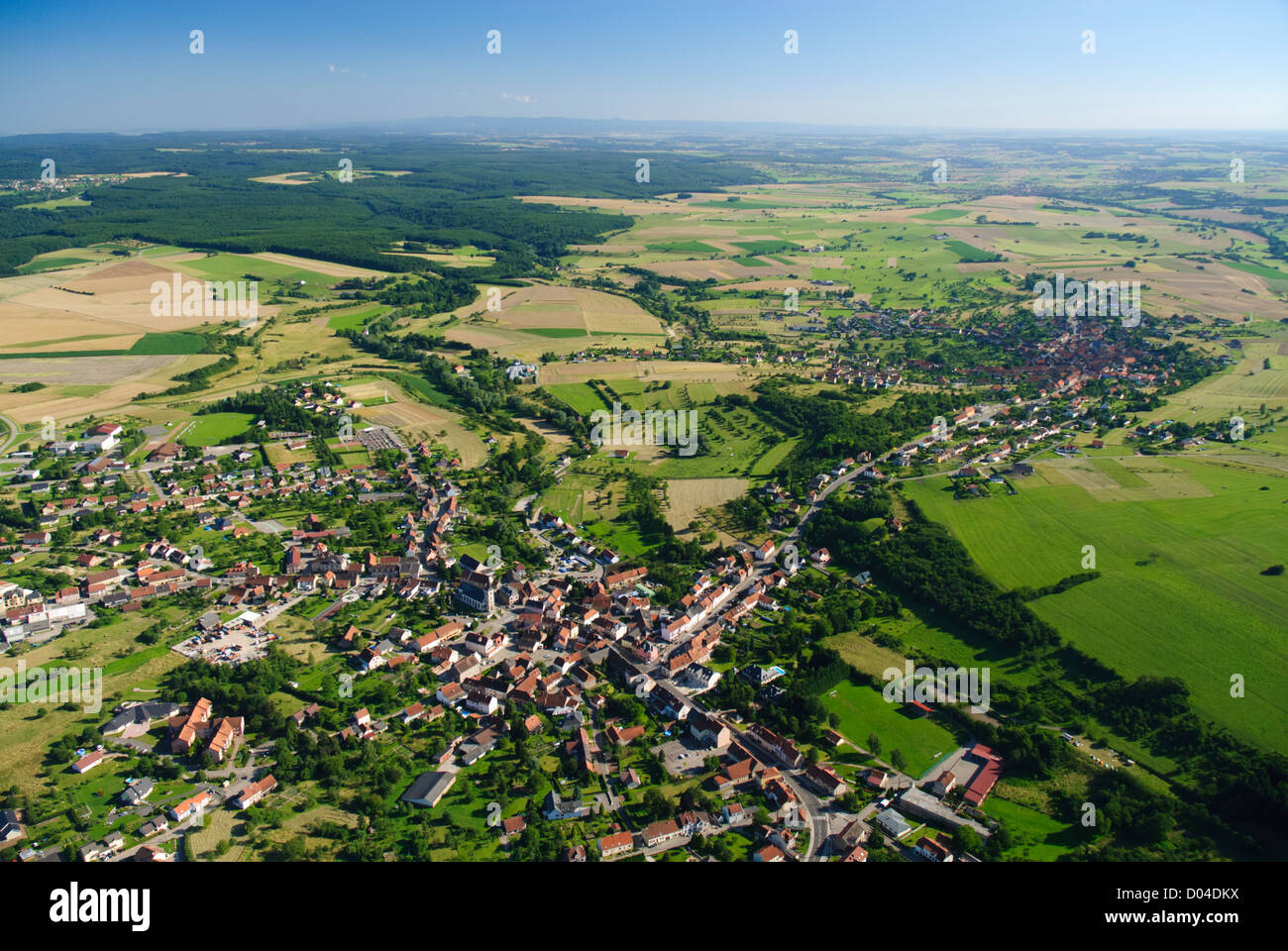 French village of Rohrbach les Bitche, Moselle, Lorraine, France Stock ...