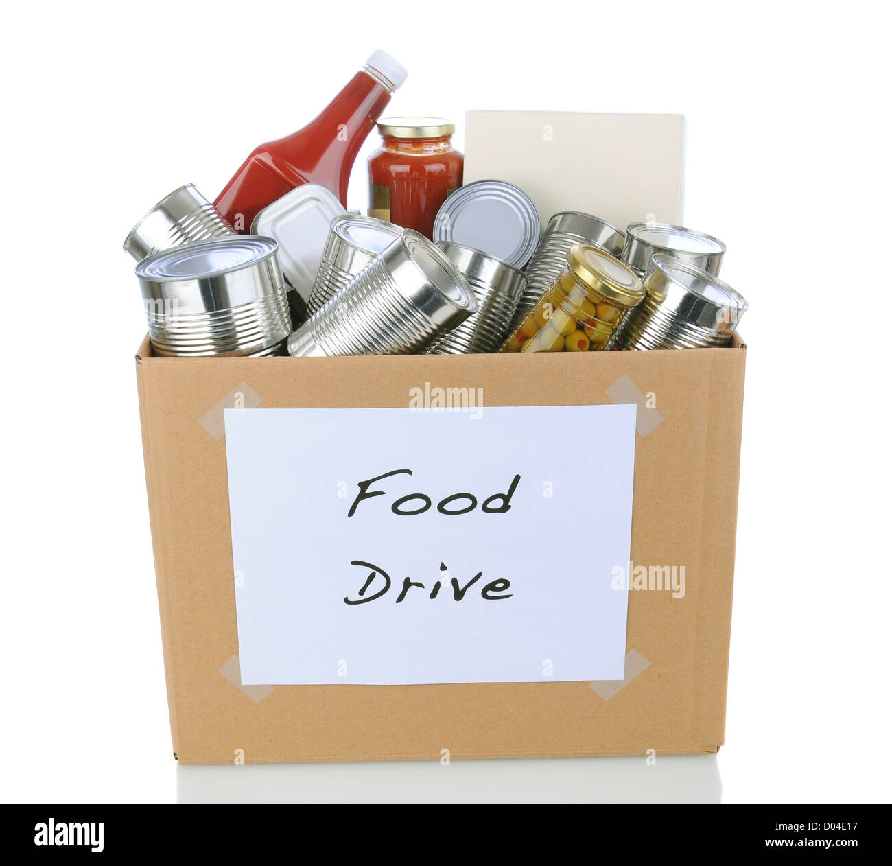 Food cans on white hi-res stock photography and images - Alamy