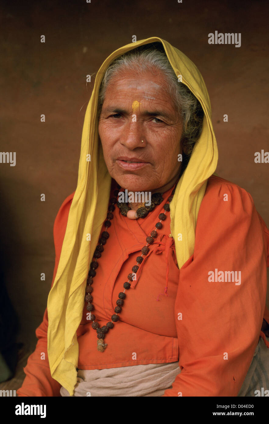 Female hindu ascetic sadhvi hi-res stock photography and images - Alamy