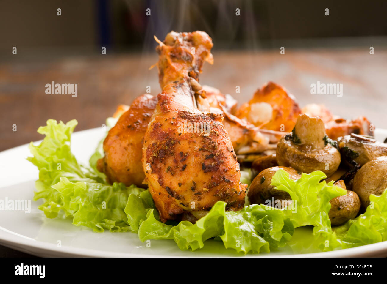 Smoking chicken hi-res stock photography and images - Alamy
