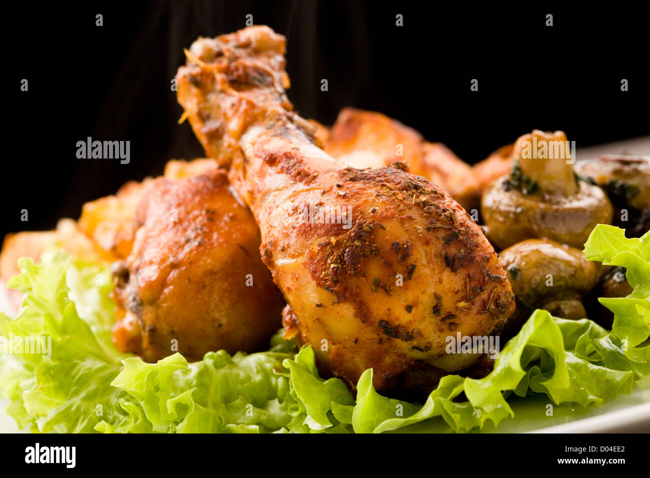Smoking chicken hi-res stock photography and images - Alamy