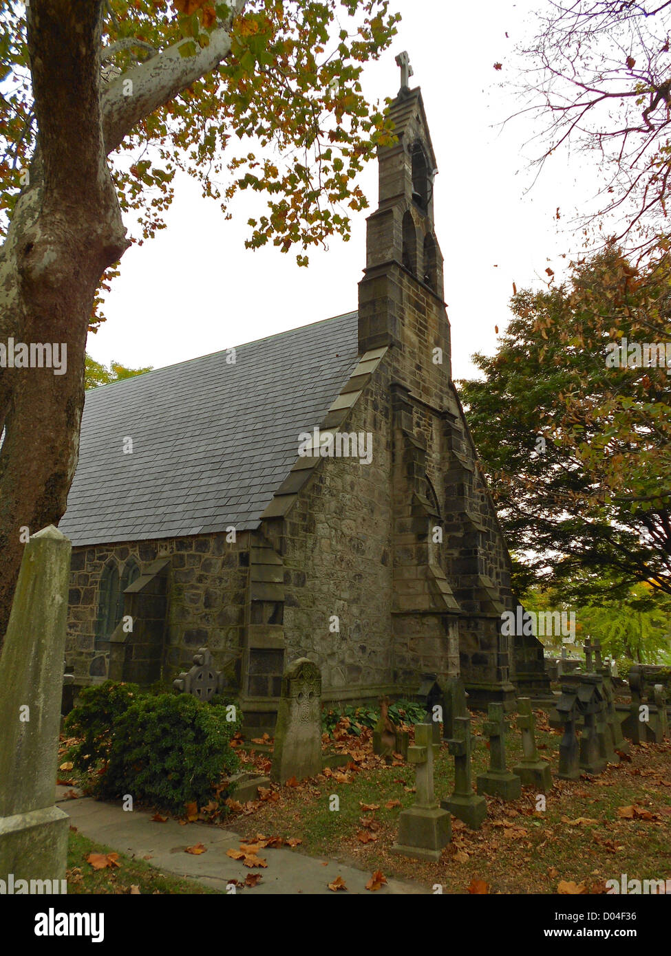 The front view of St. James the Less in Philadelphia, listed on the ...