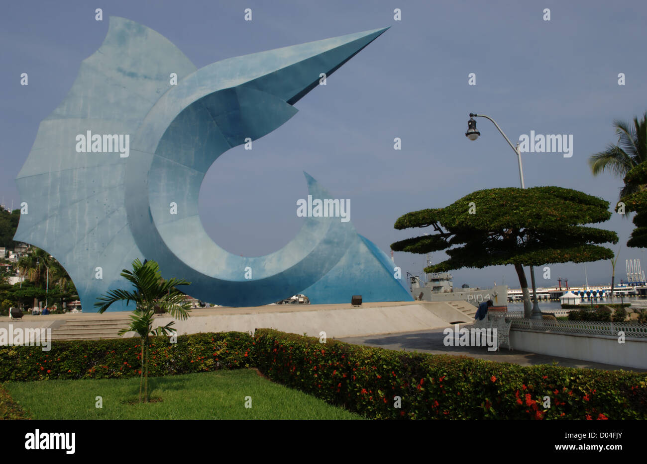 Sailfish Sculpture, Manzanillo, Colima, Mexico Stock Photo - Alamy