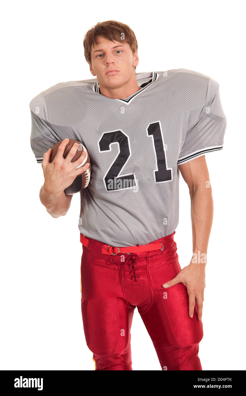 Fit male model football hi-res stock photography and images - Alamy