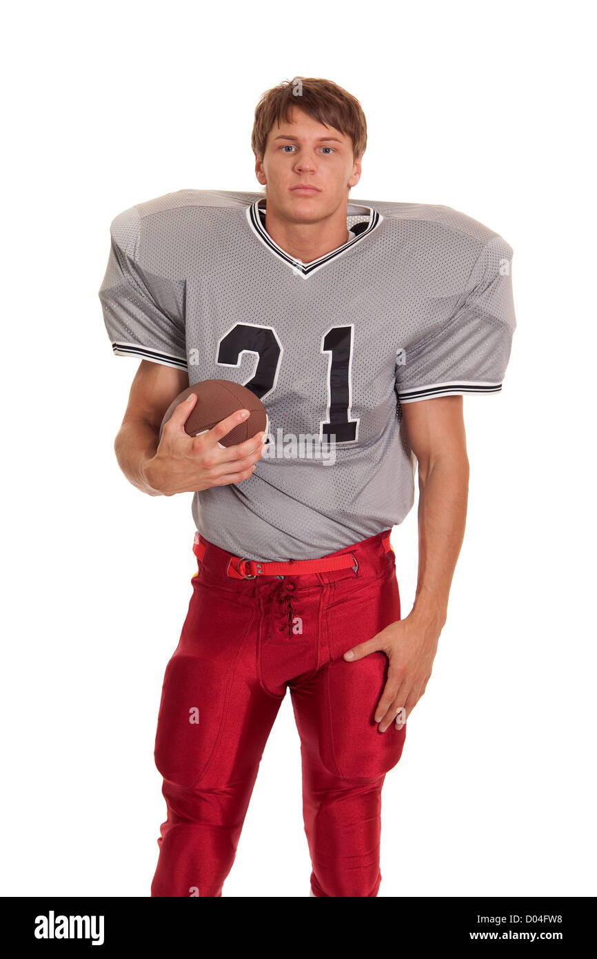 Fit male model football hi-res stock photography and images - Alamy