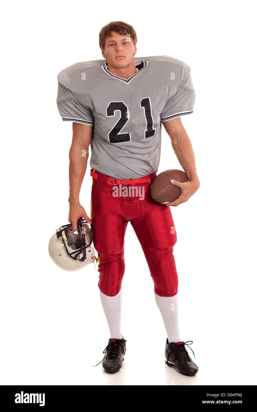 Fit male model football hi-res stock photography and images - Alamy