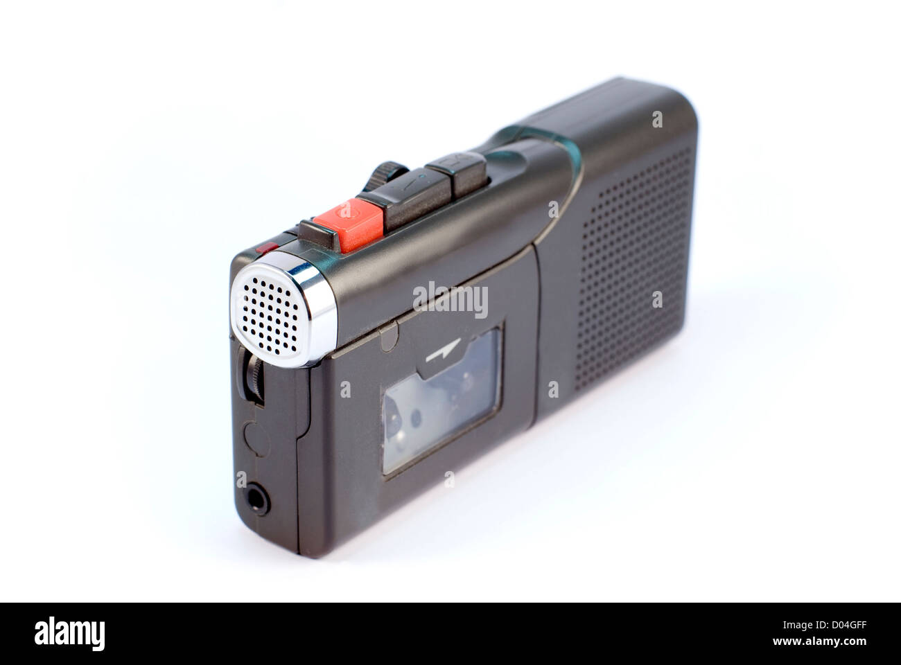 dictaphone on white backgrounds Stock Photo - Alamy