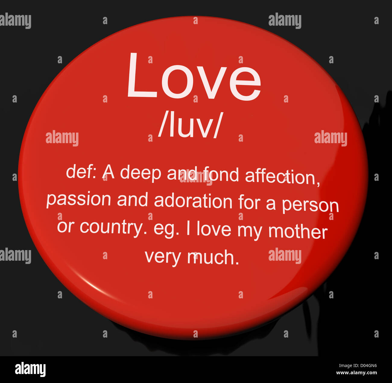 Button love hi-res stock photography and images - Alamy