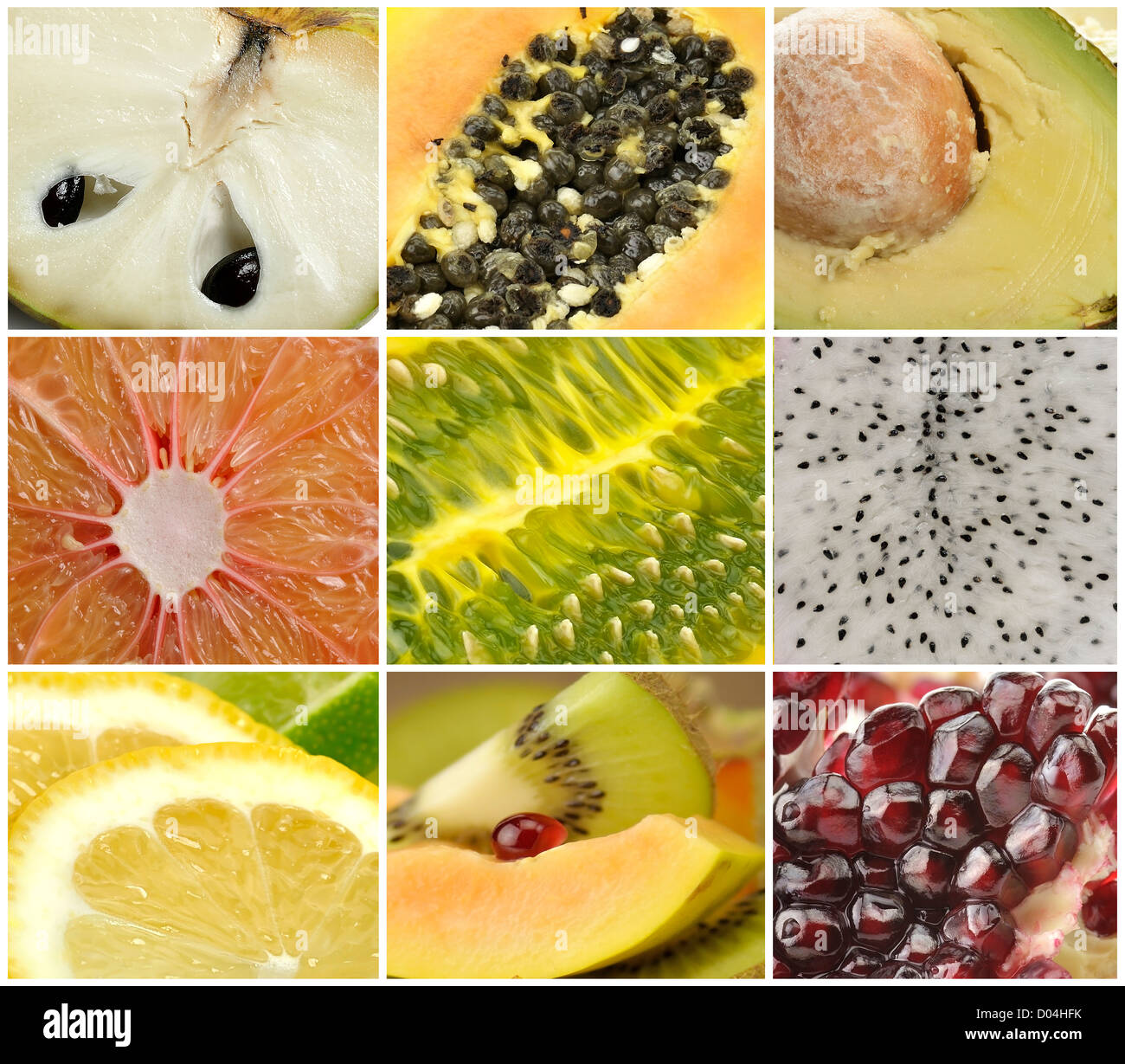 Exotic fruits collection hi-res stock photography and images - Alamy