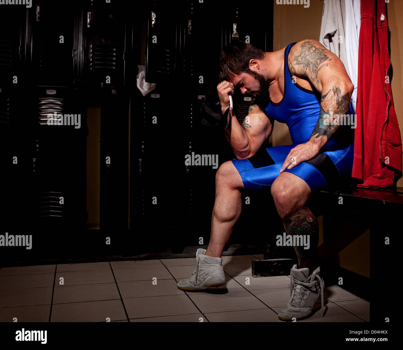 Wrestling bodybuilder caucasian hi-res stock photography and images - Alamy