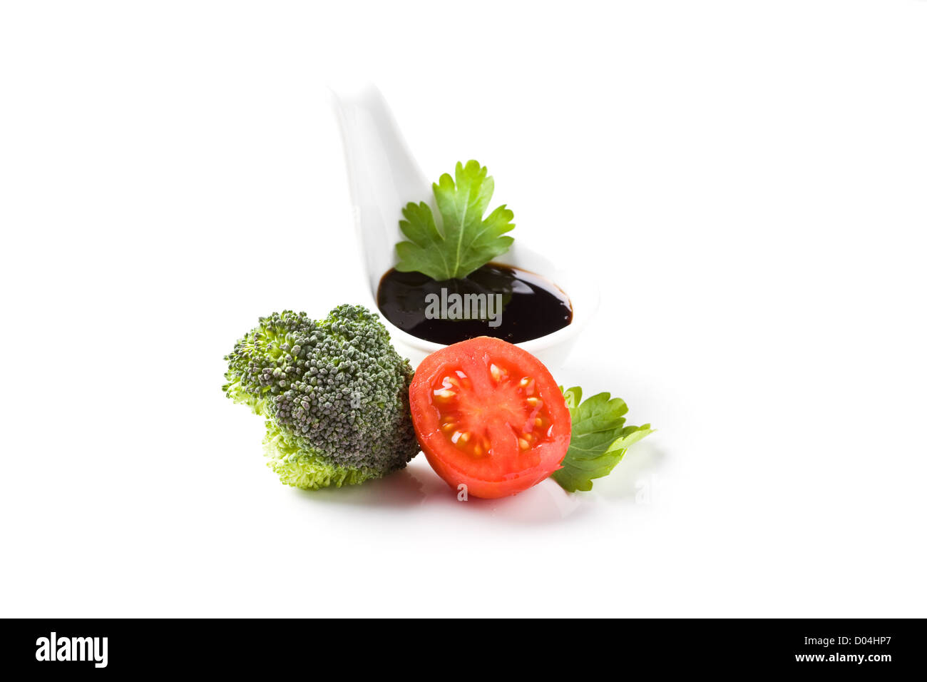 photo of organic ingrediens on white isolated background Stock Photo ...