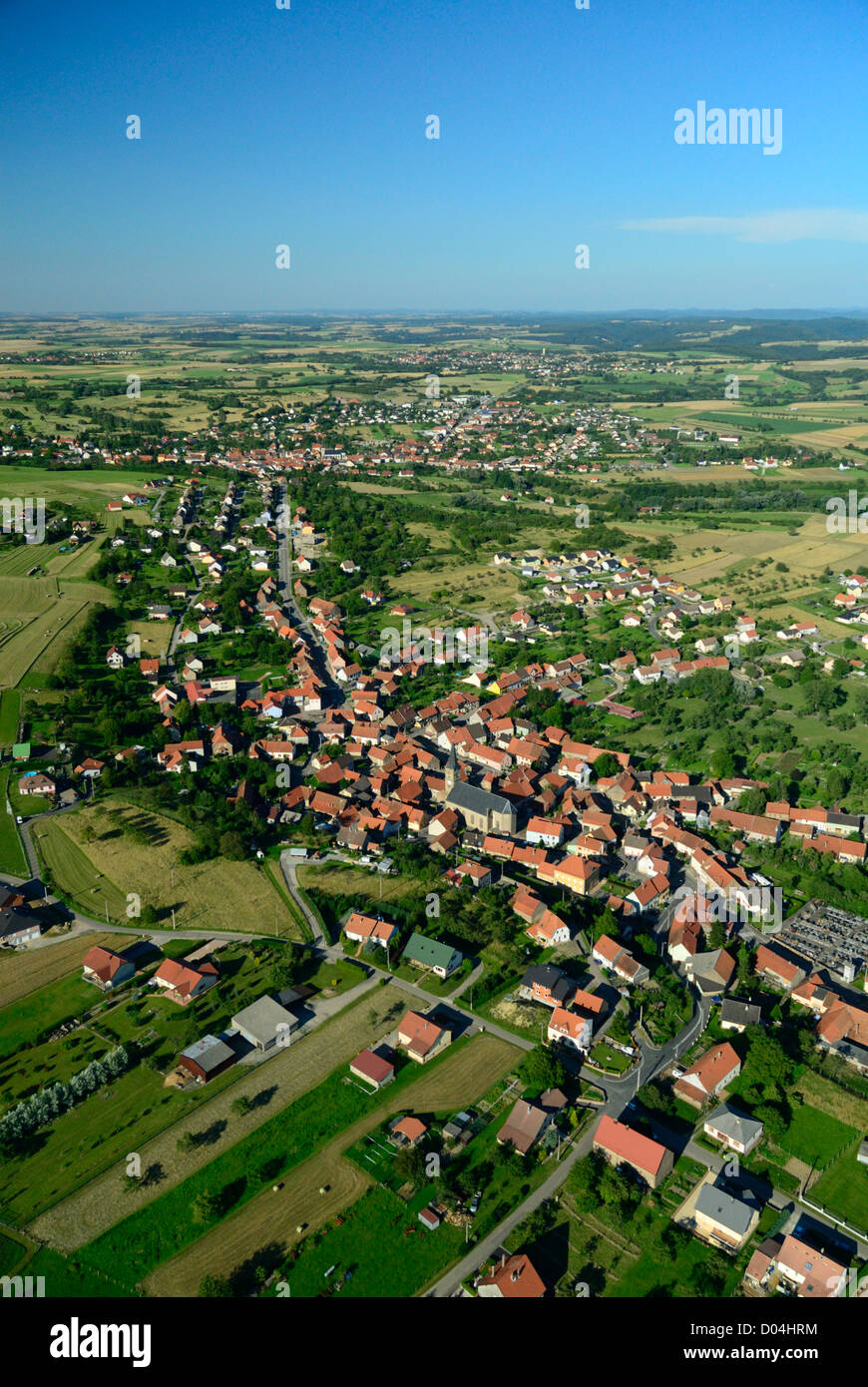 Village of Bining, Moselle, Lorraine, France Stock Photo - Alamy