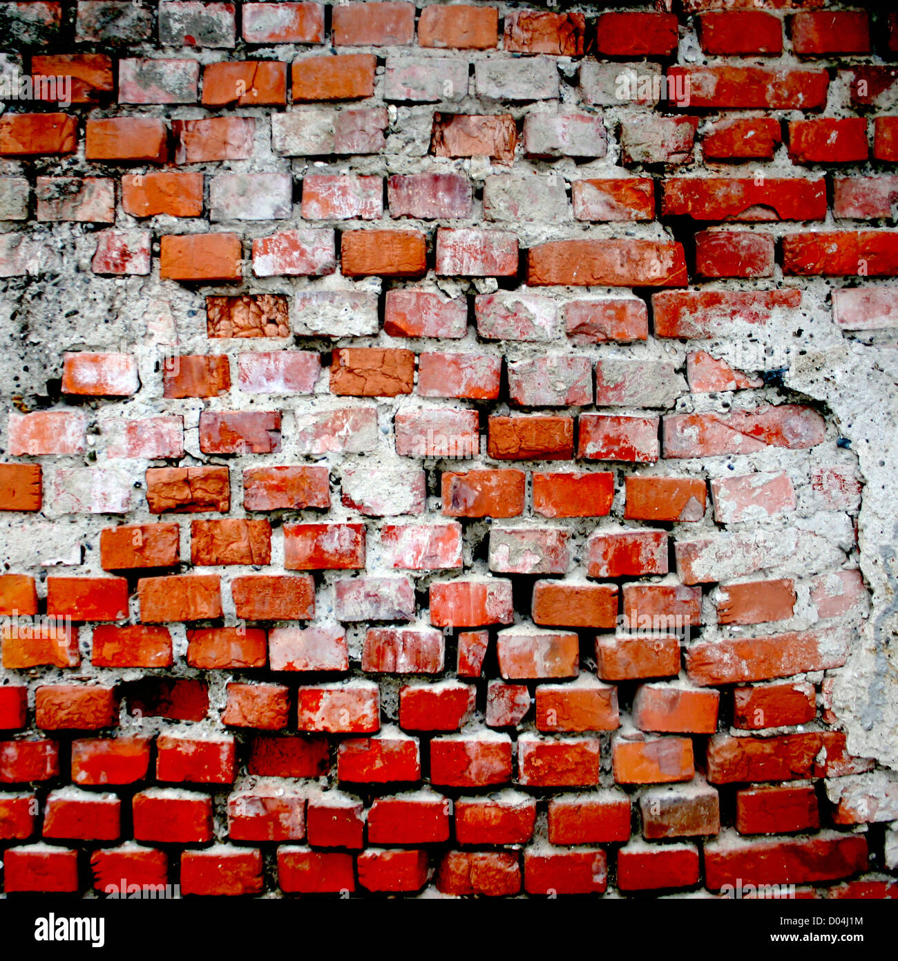 Old red brick wall background Stock Photo - Alamy