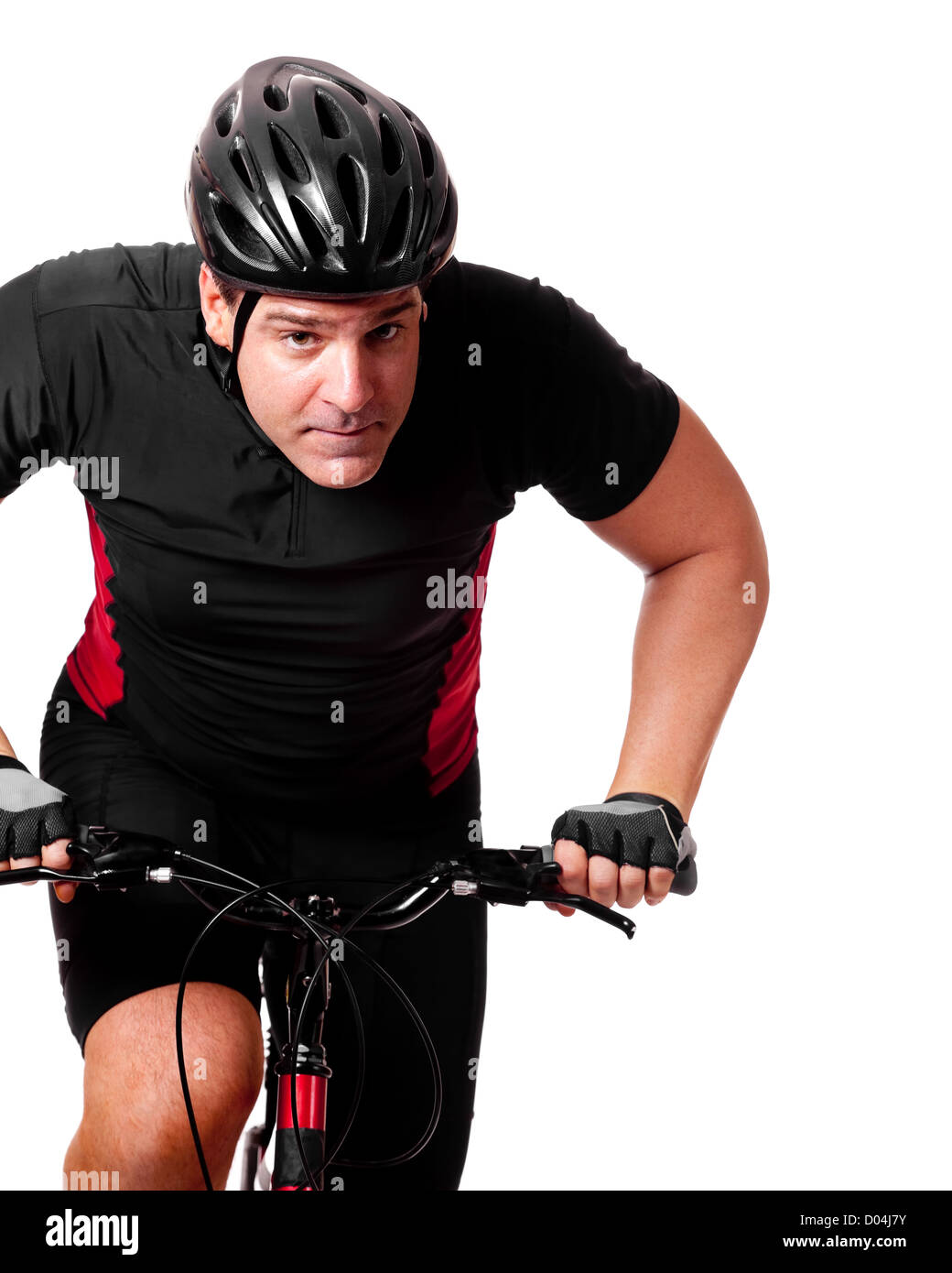 Serious cyclist Cut Out Stock Images & Pictures - Alamy