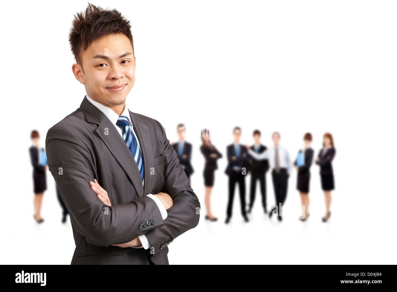 successful asian young businessman and business team Stock Photo - Alamy