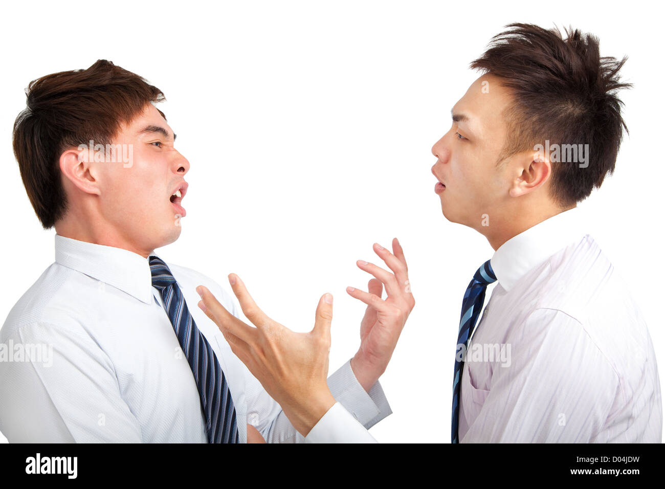 Two angry men meeting on hi-res stock photography and images - Alamy