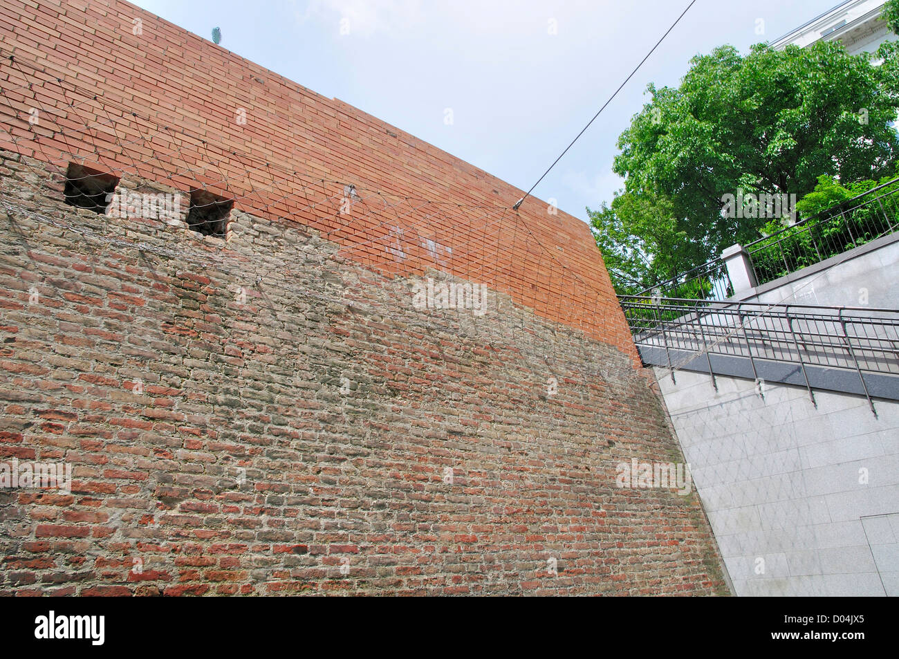 old city wall at the Stubentor in Vienna Stock Photo - Alamy