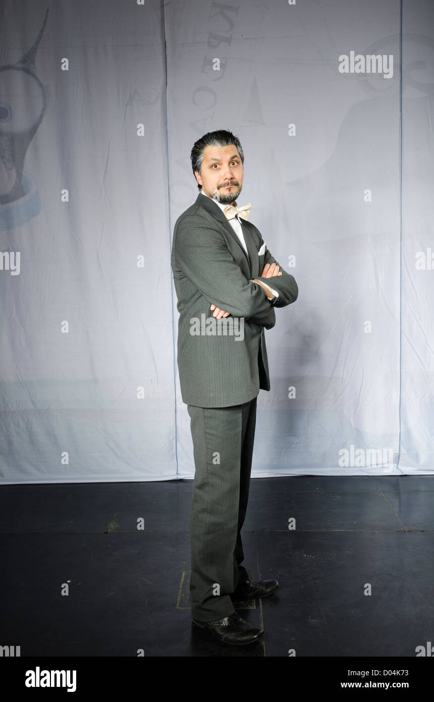 Colonel Pickering. Actors shoot from theatrical performance of classic ...