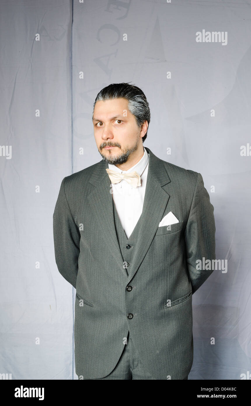 Colonel Pickering. Actors shoot from theatrical performance of classic ...