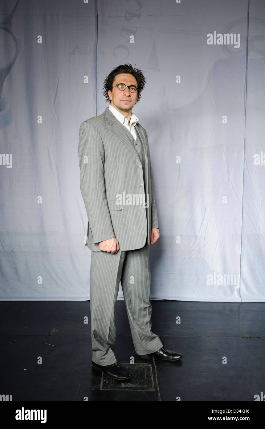 Henry Higgins. Actors shoot from theatrical performance of classic play ...