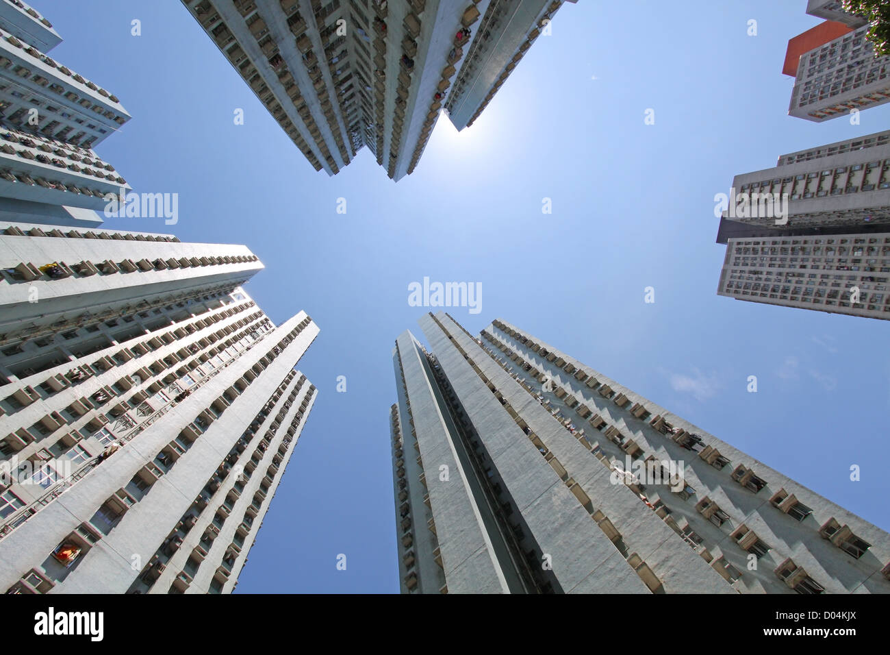 Hong Kong crowded housing apartments Stock Photo - Alamy