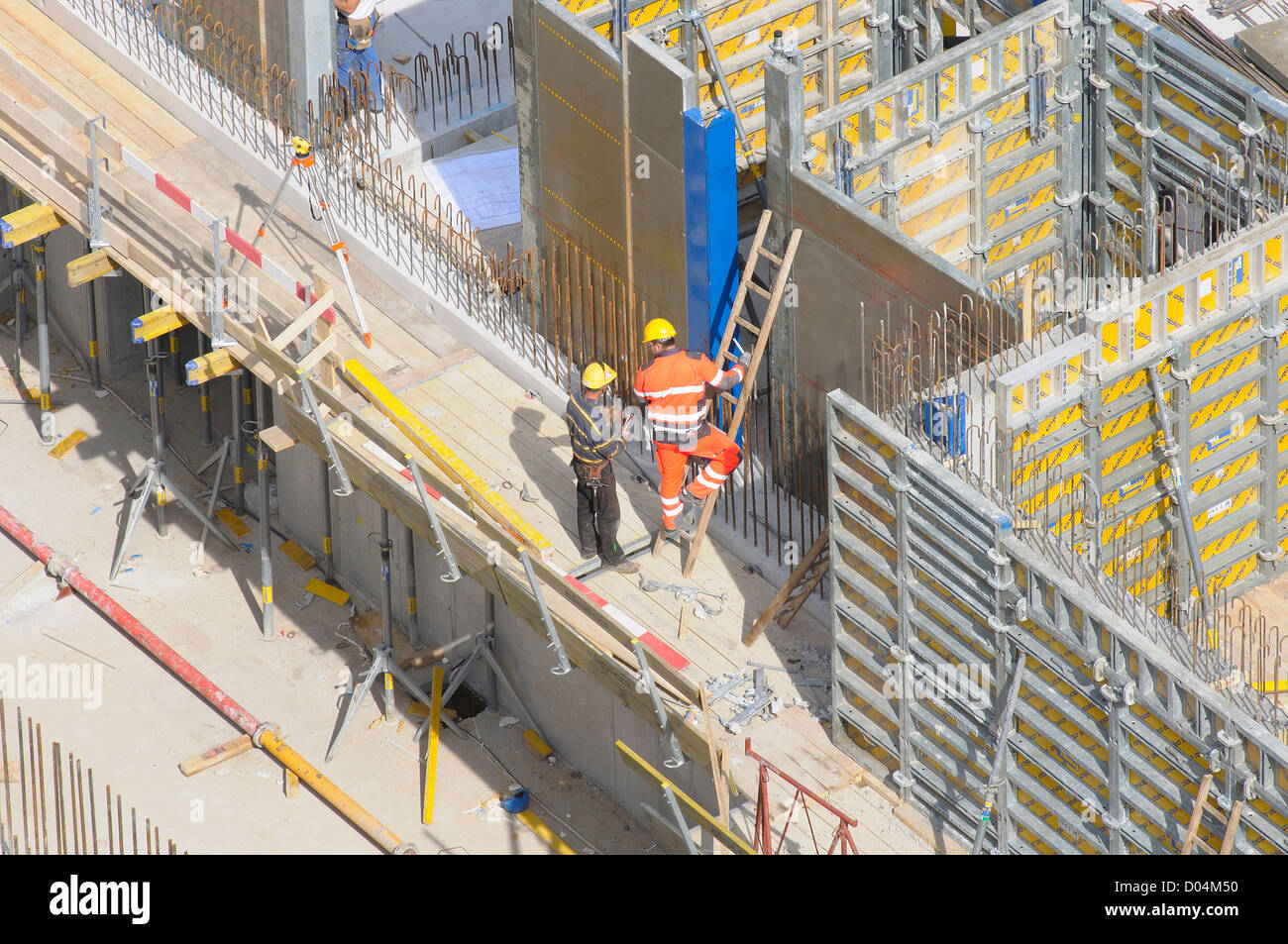 Building site from above Stock Photo - Alamy