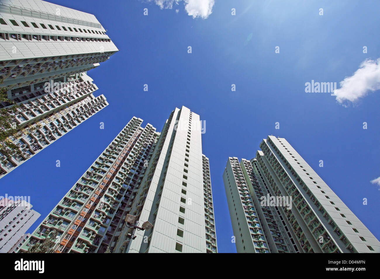 Packed Hong Kong housing Stock Photo - Alamy