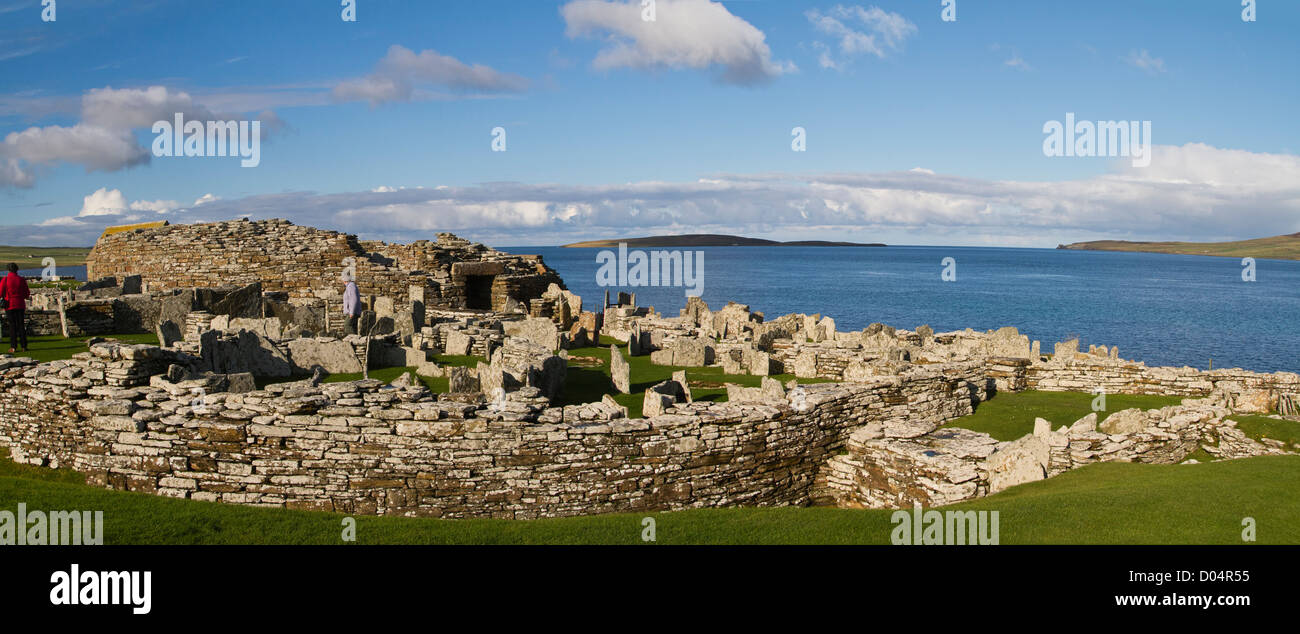 The Broch of Gurness is an Iron Age broch village on the northwest ...