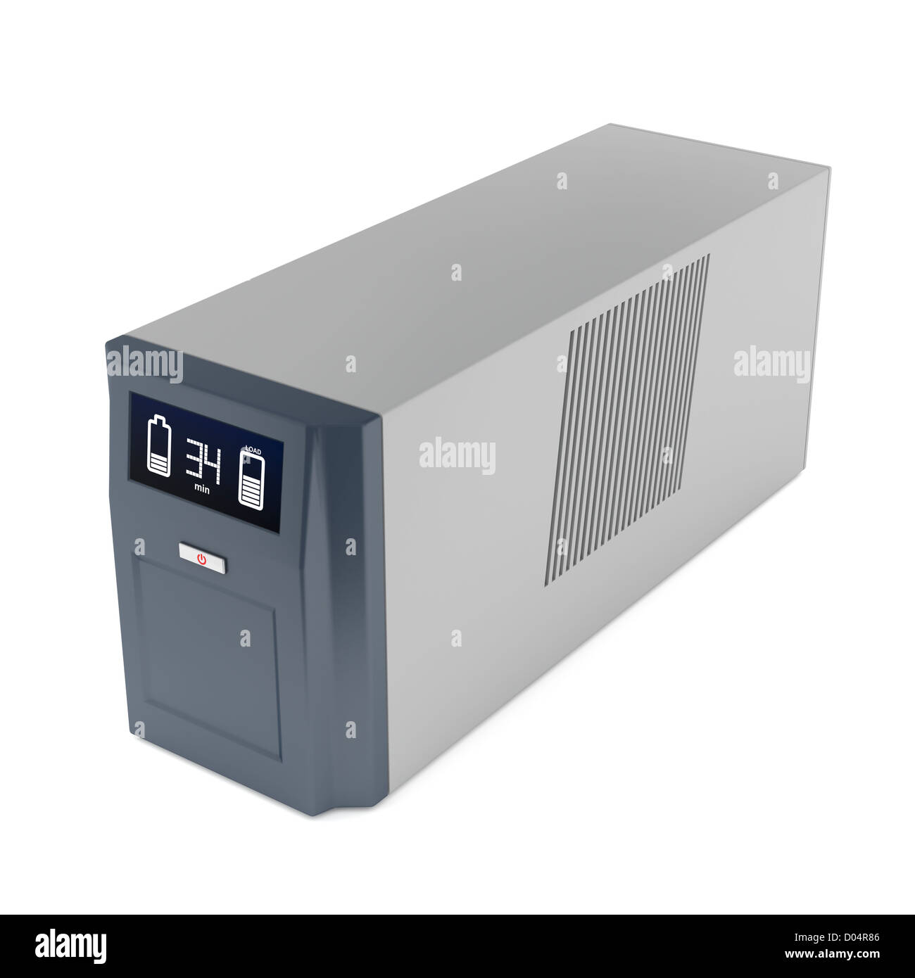 UPS on white background, 3d rendered image Stock Photo - Alamy