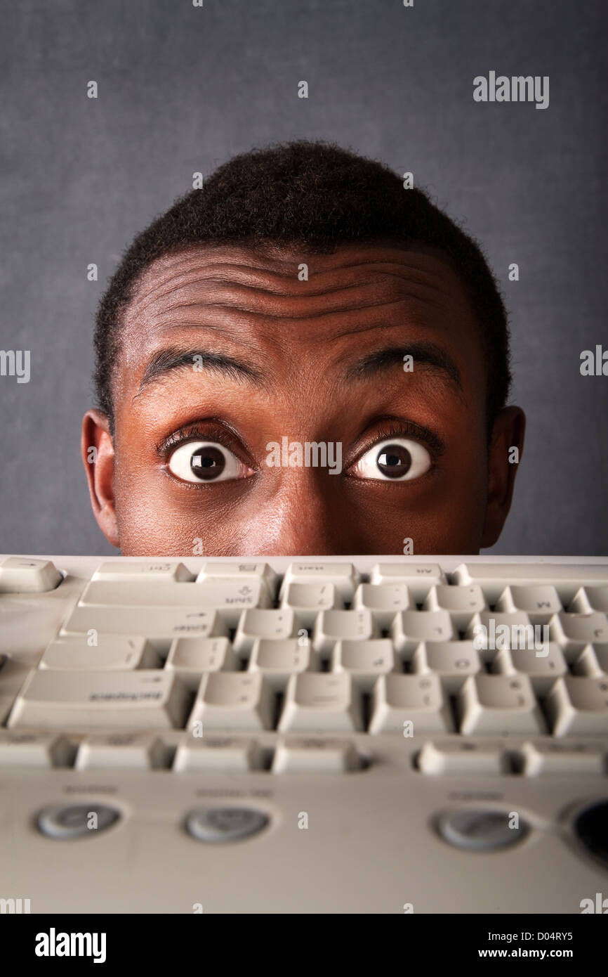 Computer geek african american hi-res stock photography and images - Alamy