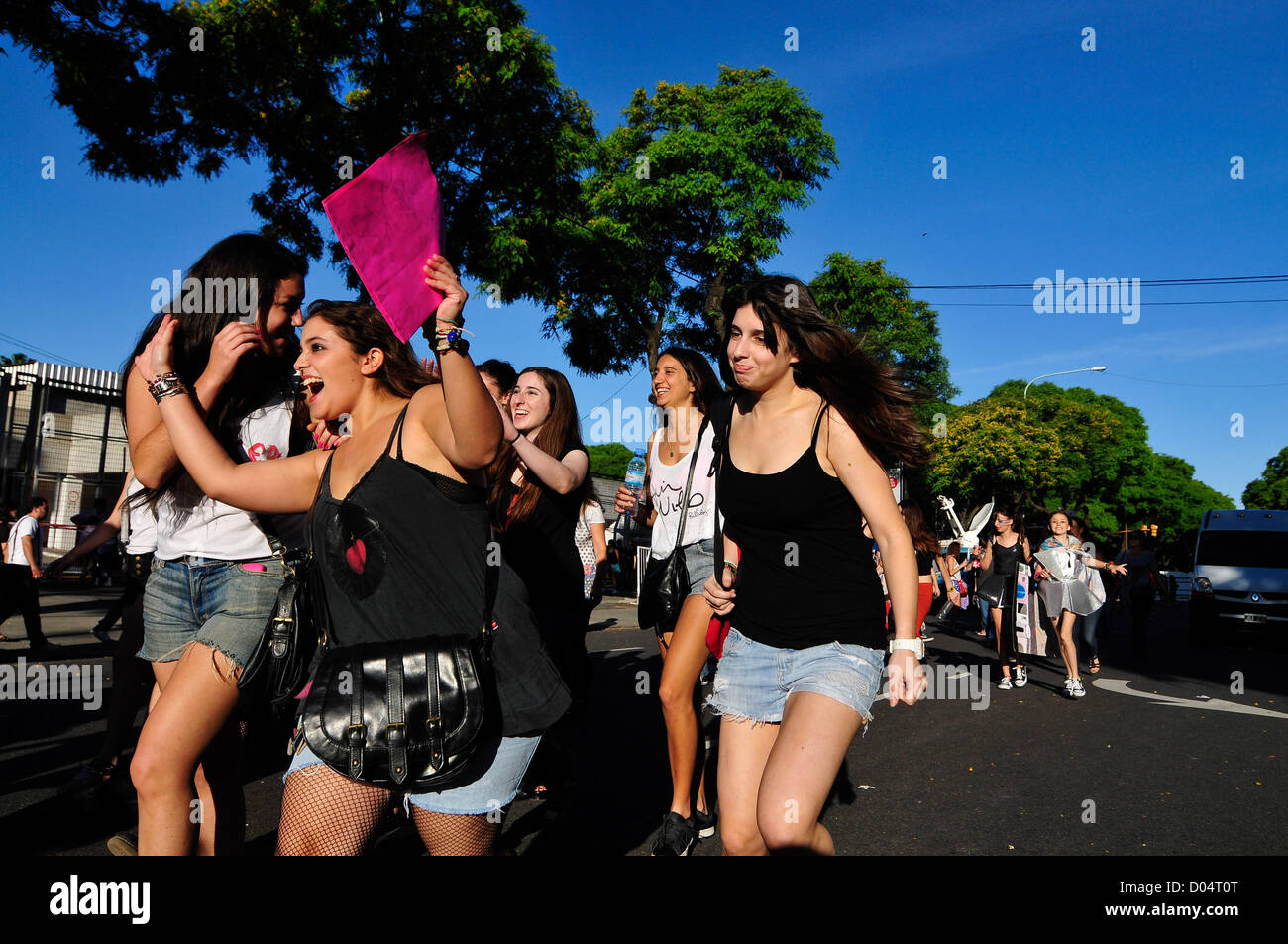Nov. 16, 2012 - Buenos Aires, Buenos Aires, Argentina - Lady Gaga fans ...