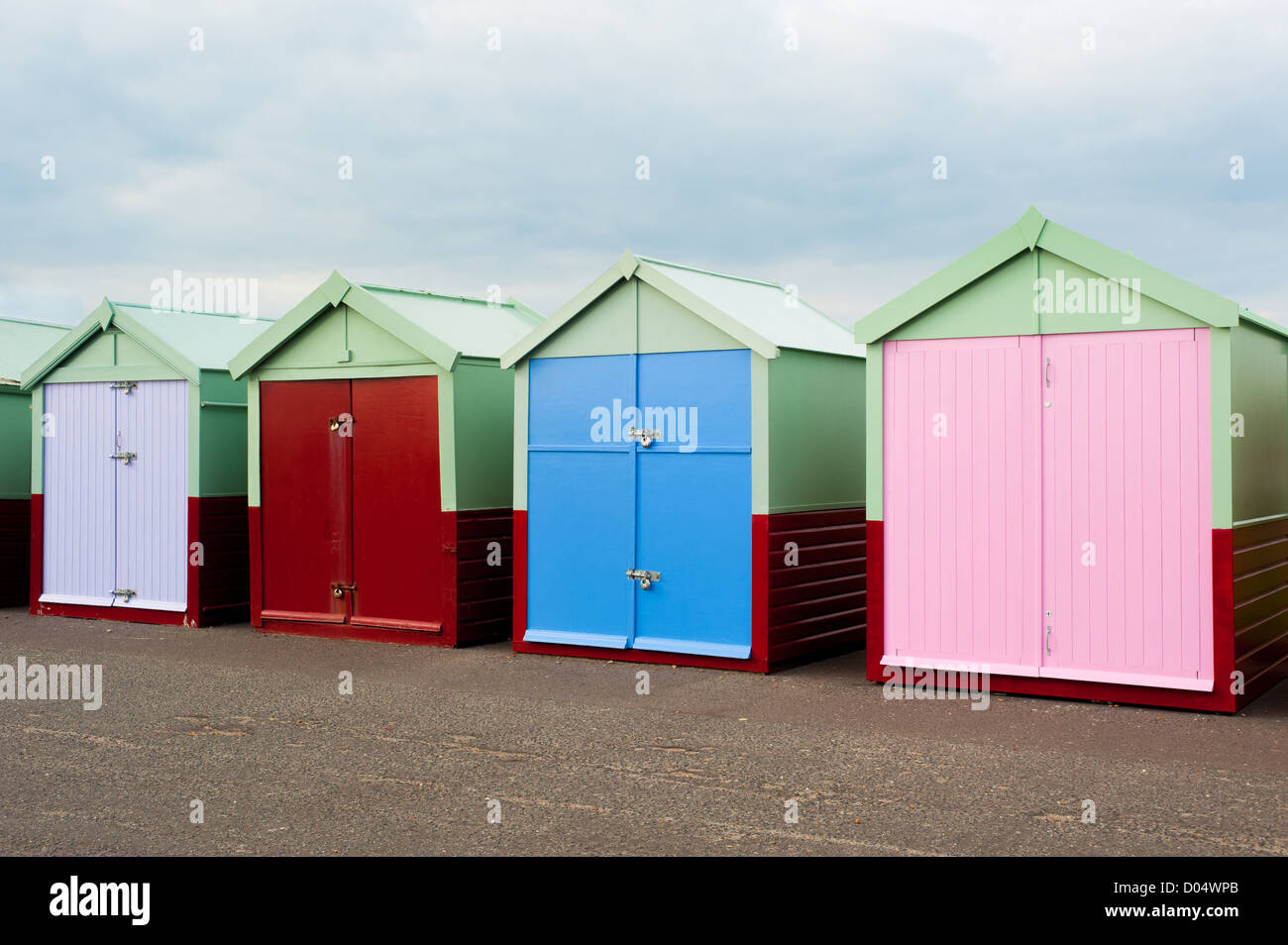 Four blue huts hi-res stock photography and images - Alamy