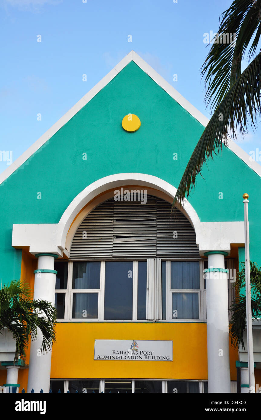 Port administration building, Nassau, Bahamas Stock Photo - Alamy