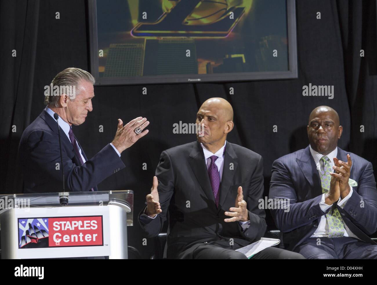 Pat riley kareem hi-res stock photography and images - Alamy